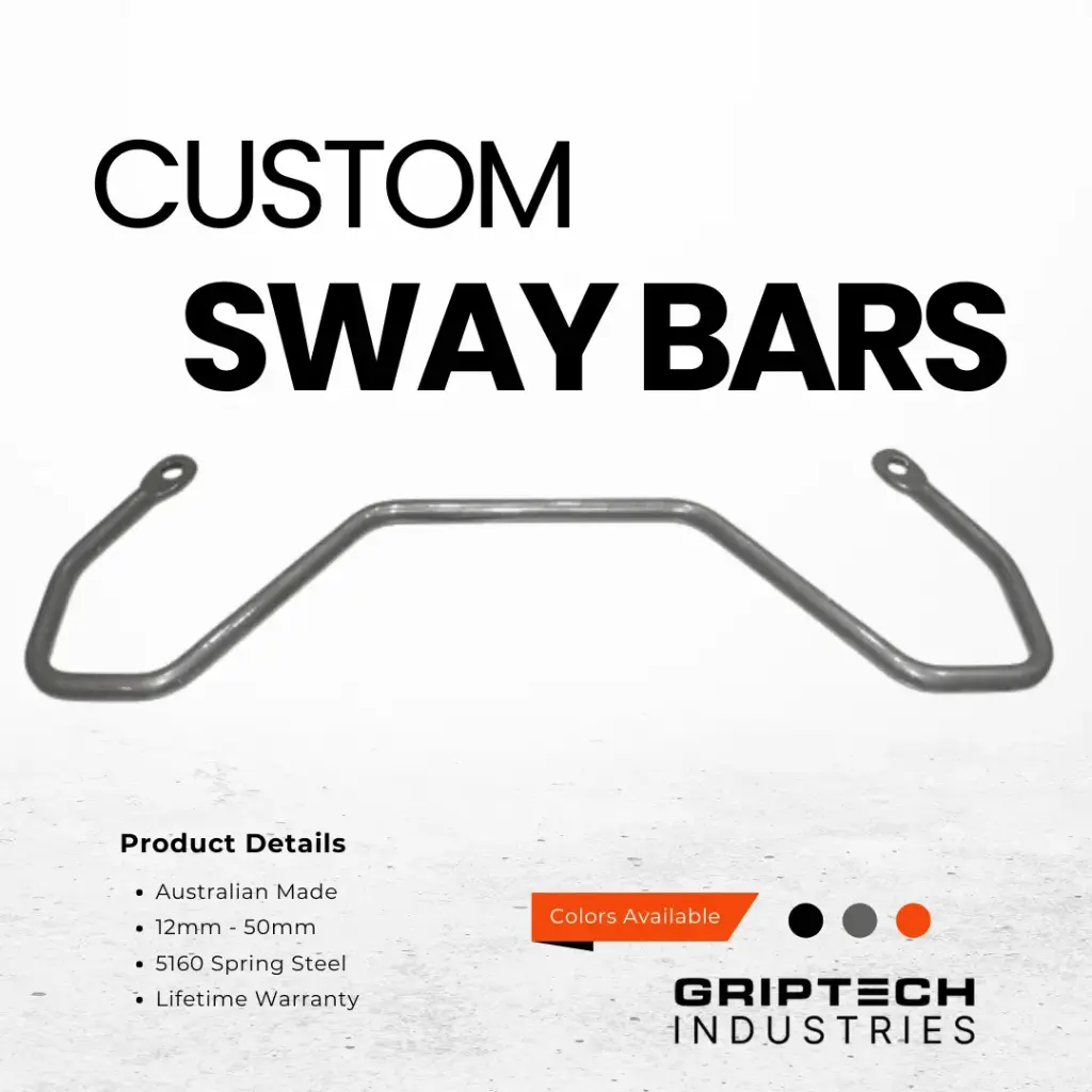Custom Sway Bars (12mm–50mm) | Griptech Industries